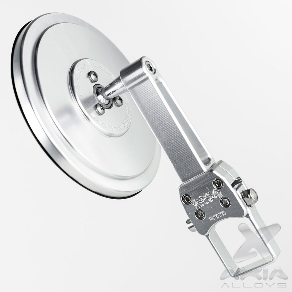5″ Round Convex Glass Side Mirror with 1.5″ Extended Billet Arm – Axia ...