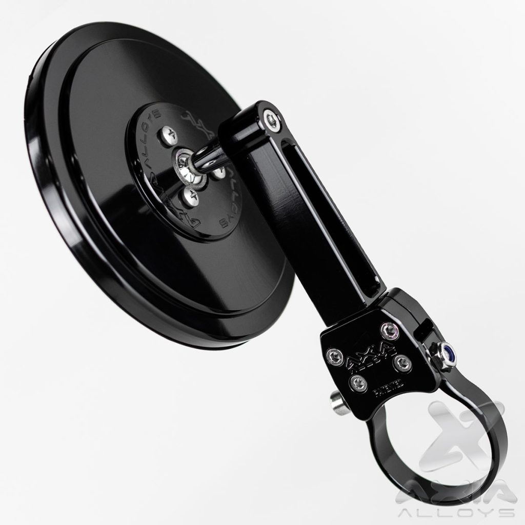 5″ Round Convex Glass Side Mirror with 1.5″ Extended Billet Arm – Axia ...