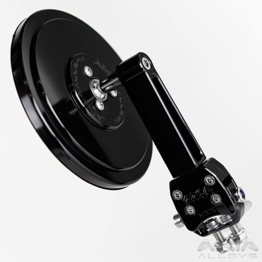 5″ Round Convex Glass Side Mirror with 1.5″ Extended Billet Arm – Axia ...