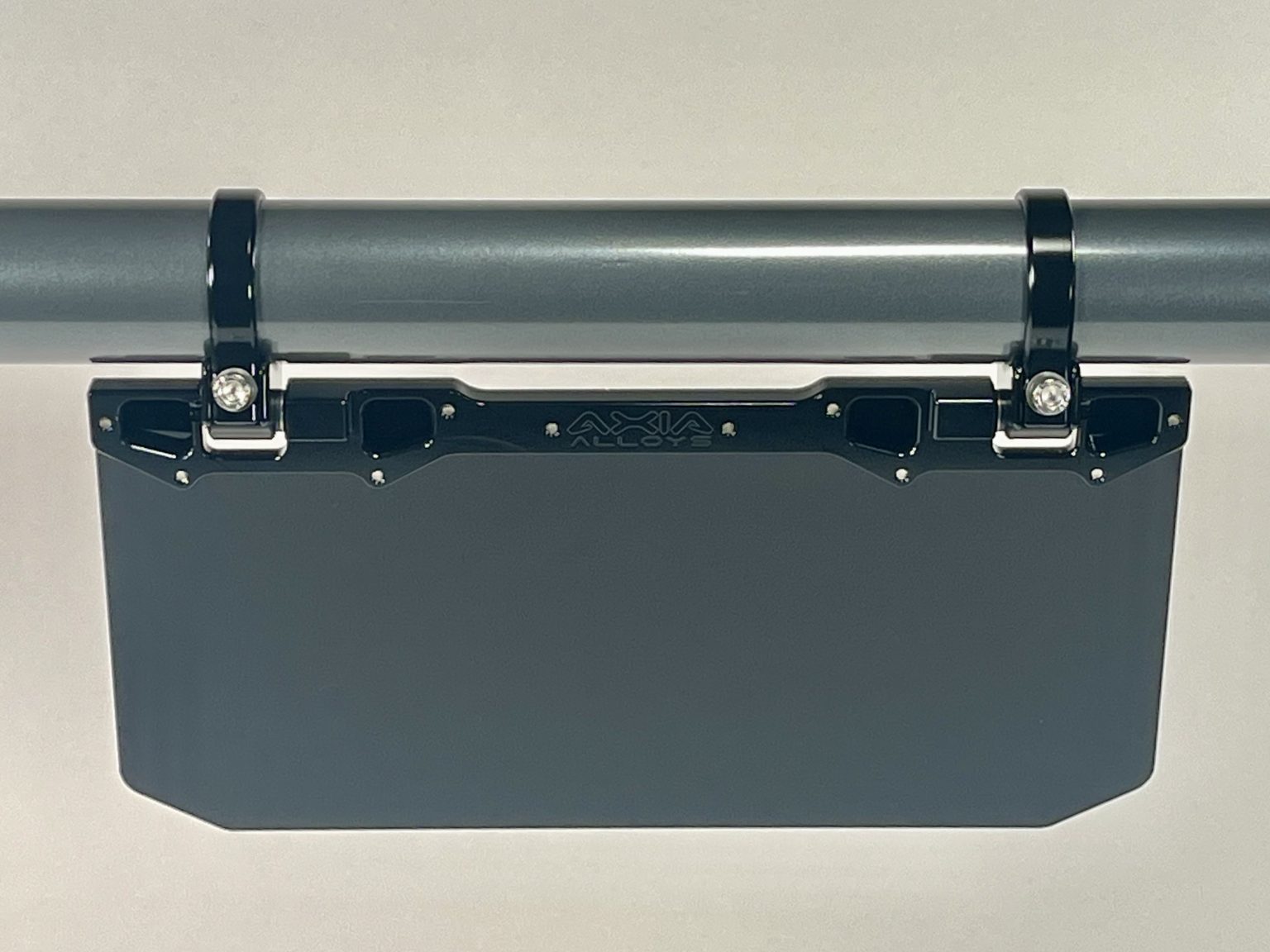 12″ x 6″ Narrow Mount Sun Visor – Solid Black Shield – Axia Alloys