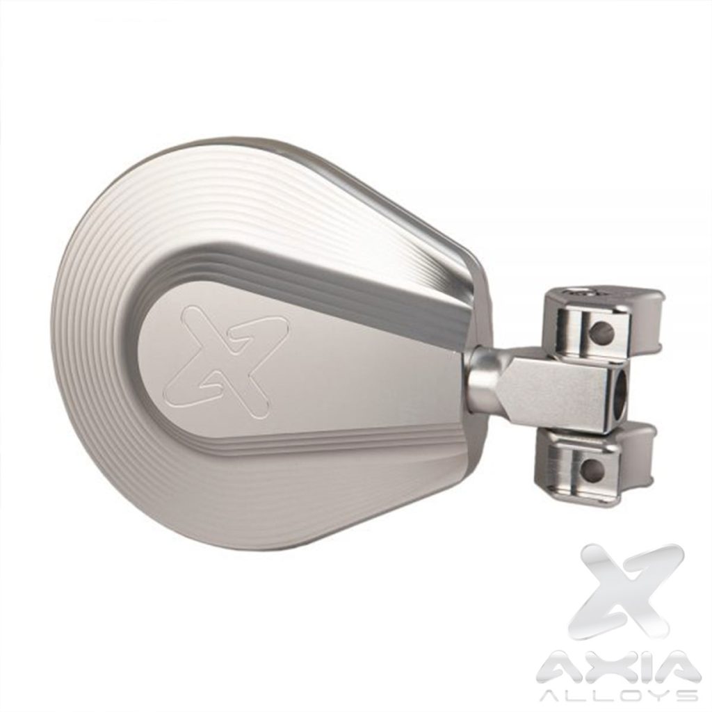 6″ Folding Side Mirror – Flat Glass – Axia Alloys